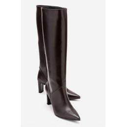 Merla Leder Blockabsatz Stiefel (Damen)