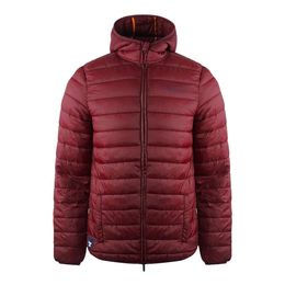 Aquascutum London Logo Bordeaux Rot Active Hoodie Jacke