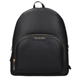 Michael Kors Schwarze Leder-Rucksack