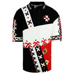 Puma x Jahnkoy Graphic Print &uuml;ber alle kurzen &Auml;rmeln Herren Poloshirt 596683 47