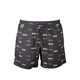 K by KARL LAGERFELD Karl Lagerfeld Nero Polyester Herren Schwimm-Boxer