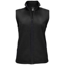 SOLS Womens/Ladies Race Softshell Gilet (Schwarz)