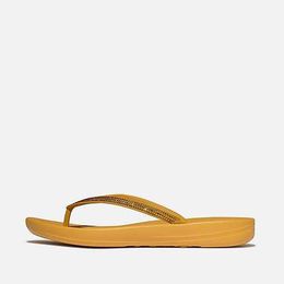 fitflop Iqushion Sparkle Damen-Turmeric Flip-Flops