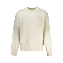 Calvin Klein Wei&szlig;er Baumwollpullover f&uuml;r Herren