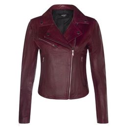 Klassische Damen-Brando-Bikerjacke aus Leder in Loughton