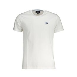 La Martina Bianco Baumwolle Herren T-Shirt