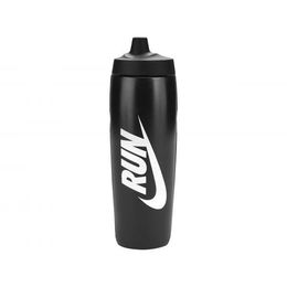 Nike - "Refuel" Wasserflasche, Grafikdruck, 680ml (Schwarz/Wei&szlig;)