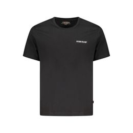 Guess Jeans Schwarzes Baumwoll Herren T-Shirt