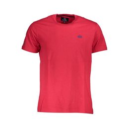 La Martina Rosso Baumwoll-Herren-T-Shirt