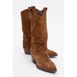 Teodora Leder Blockabsatz Stiefel (Damen)