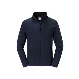 Russel Athletic Russell - "Essential" Softshelljacke recyceltes Material f&uuml;r Herren (Dunkelblau)