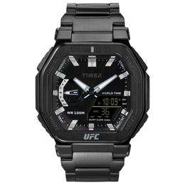 Timex Sportuhr aus schwarzem Edelstahl