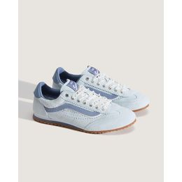 Vans Super Lowpro Wildleder Damen Blaue Sneaker
