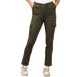 MYT Womens Cargo Chino Kn&ouml;chel Grazer Hose in Khaki