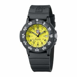 Luminox Schwarze Gummi Sportuhr
