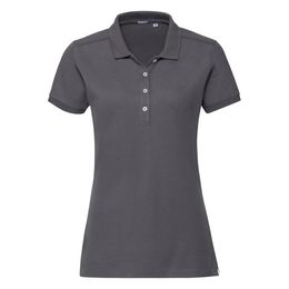 Russel Athletic Russell Damen/Damen Stretch Kurzarm-Poloshirt (Convoy Grau)