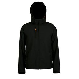 SOLS Herren Transformer Pro Softshell Jacke (Schwarz)