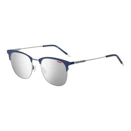HUGO BOSS - "1208 0KU0" Verspiegelt-Sonnenbrille f&uuml;r Herren (Blau/Silber)