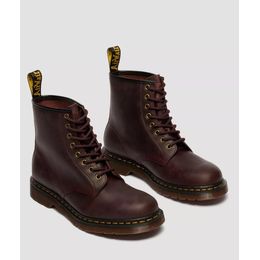 Dr. Martens 1460 Crazy Horse Leder Kirsche Rote Stiefel