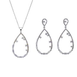 Orphelia 'Islia' Damen-Set aus 925er Sterlingsilber: Halskette + Ohrringe &ndash; Silber SET-7423