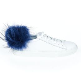 Mr & Mrs Italy Mr&Mrs Italy Wei&szlig;e Lammleder Damen Sneaker