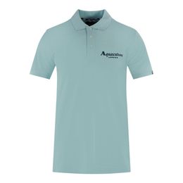 Aquascutum - "London 1851" Poloshirt f&uuml;r Herren (Hellblau)