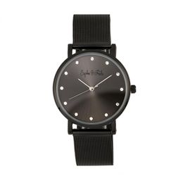 Sophie & Freda Savannah Mesh-Armbanduhr mit Swarovski-Kristallen