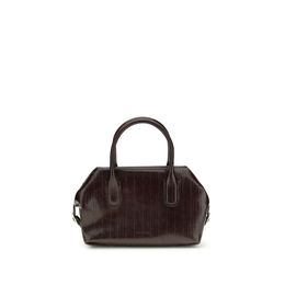 THEMOIR&egrave; Braune Polyethylen-Schultertasche
