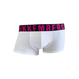 Bikkembergs Wei&szlig;e Baumwoll-Boxershorts f&uuml;r Herren