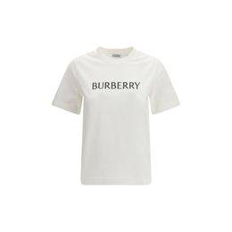 Burberry Wei&szlig;es Baumwoll-T-Shirt