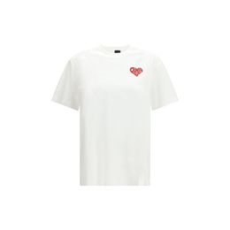 Pinko Wei&szlig;es Baumwoll-T-Shirt