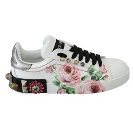 Dolce & Gabbana Rosenmuster Sneaker Floraler Stil