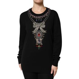 Dolce & Gabbana Verzierte Juwelenhals-Pullover