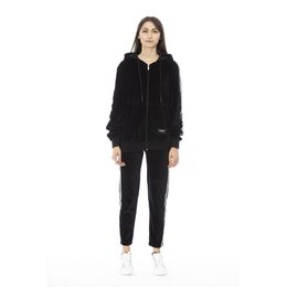 Baldinini Trend Schwarzer Baumwollpullover f&uuml;r Frauen