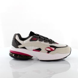 Puma Cell Gift wei&szlig;e lila textile Schn&uuml;rung Tief Trainer - Herren