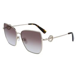 Longchamp Gold Metall Sonnenbrille