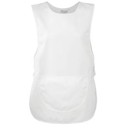 Premier Ladies/Womens Pocket Tabard (Wei&szlig;)