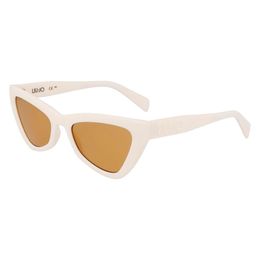 Liu Jo Wei&szlig;e Injizierte Sonnenbrille