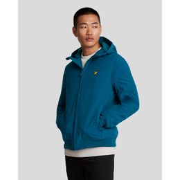 Lyle & Scott Herren Fleece-R&uuml;ckseite Softshell-Jacke in Marineblau