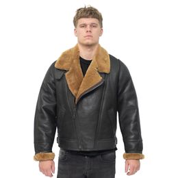 Herren-Bomberjacke aus Schaffellleder aus dem 2. Weltkrieg &ndash; Tucson