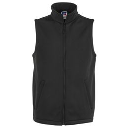 Russel Athletic Russell Herren Smart Softshell Gilet Jacke (Schwarz)