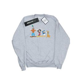 Disney Herren Mickey Mouse Friends Sweatshirt (Sport grau)