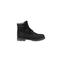 Timberland schwarze Leder Schn&uuml;rstiefel