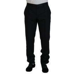 Dolce & Gabbana Klassische Passform Hose Schwarz