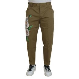 Dolce & Gabbana Blumenmuster-Hosen im l&auml;ssigen Stil