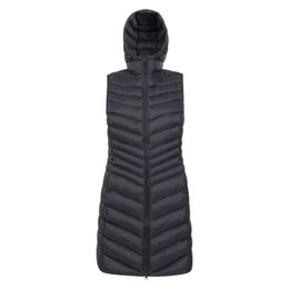 Mountain Warehouse Damen/Damen Florence Gepolstert Langes Gilet (Schwarz)