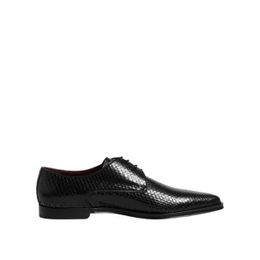 Dolce & Gabbana Dolce & Gabbana Schwarze Leder Schn&uuml;rschuhe f&uuml;r Herren Derby