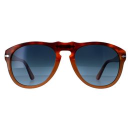 Lunettes De Soleil Persol 0649 1025S3 Resina E Sale Bleu Brun Polaris&eacute; 54mm