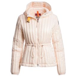 Parajumpers Kun Blush Wei&szlig; Kapuzen-Daunenjacke