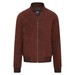 Weiche MA-1 Varsity Bomberjacke aus Ziegenwildleder f�r Herren - Dalian